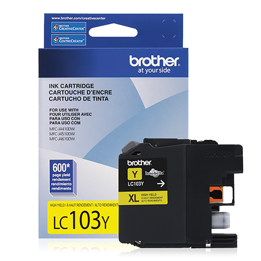 Brother LC103BK | High-Yield Black Ink Cartridge | Brother