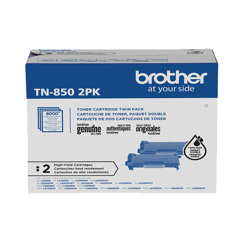 TN850 2PK | By Brother