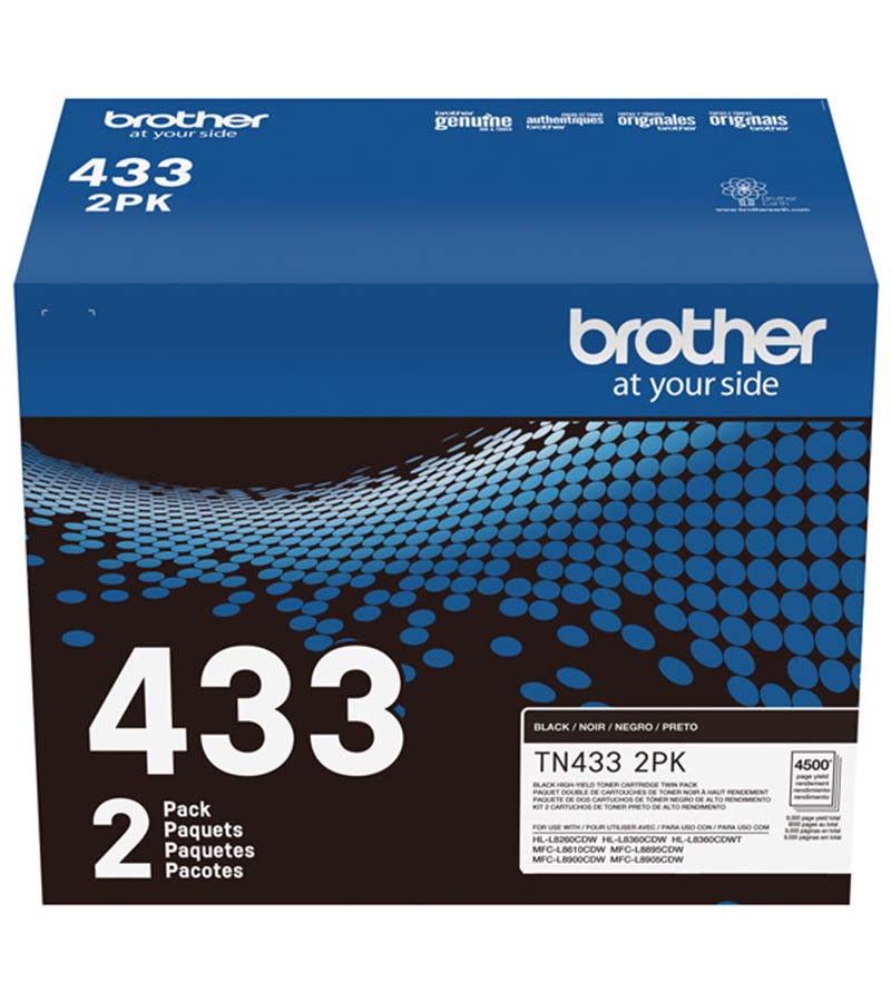 TN433BK | Brother Genuine Toner - Black | By Brother
