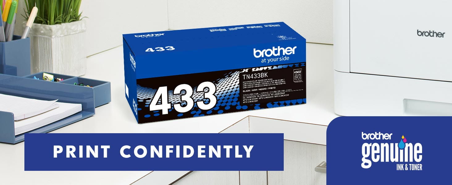 TN433BK | Brother Genuine Toner - Black | By Brother
