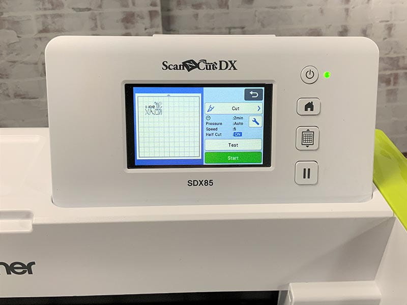 10. Remove the cut vinyl from mat