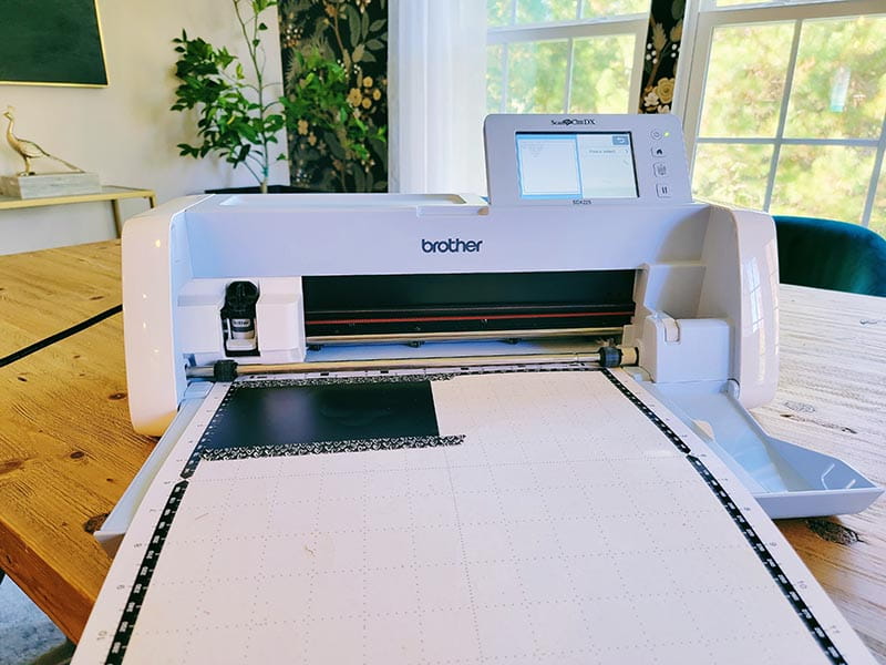 3. Attach removable vinyl to the cutting mat with the right side facing ...