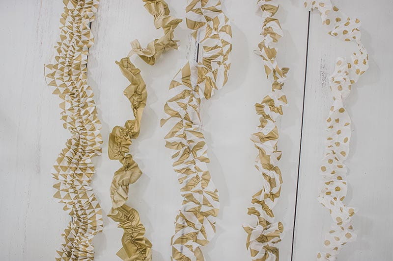 You can roll up the streamers to store until the next time you need them.