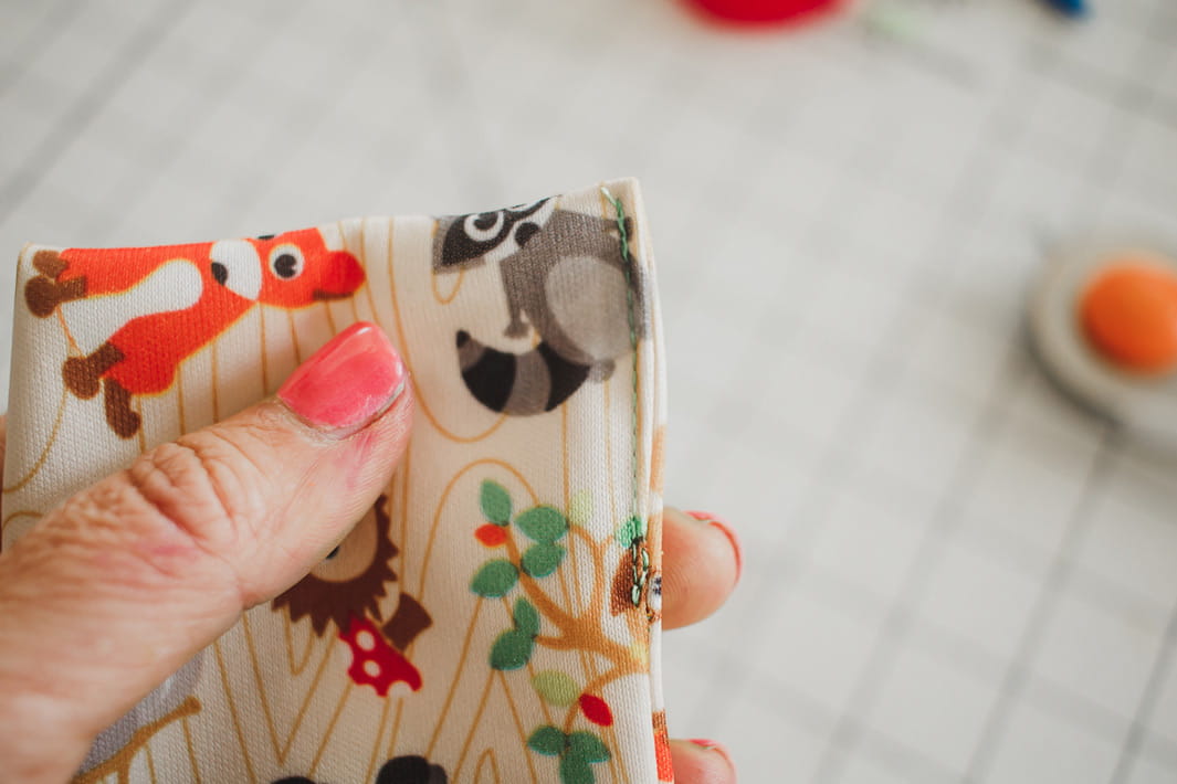 15. Now you should have a cute little snack sack ready to fill with ...