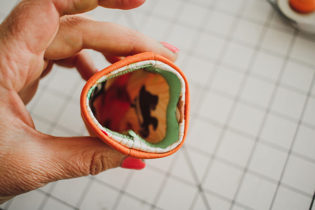 15. Now you should have a cute little snack sack ready to fill with ...