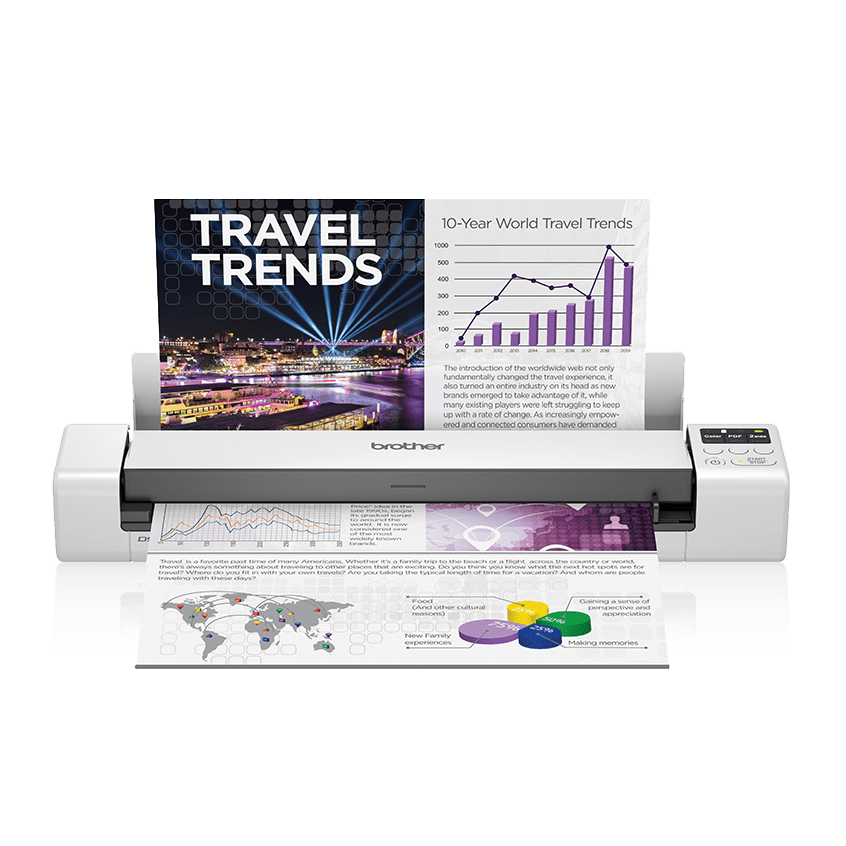 Brother DS-940DW | Duplex and Wireless Compact Mobile Document Scanner