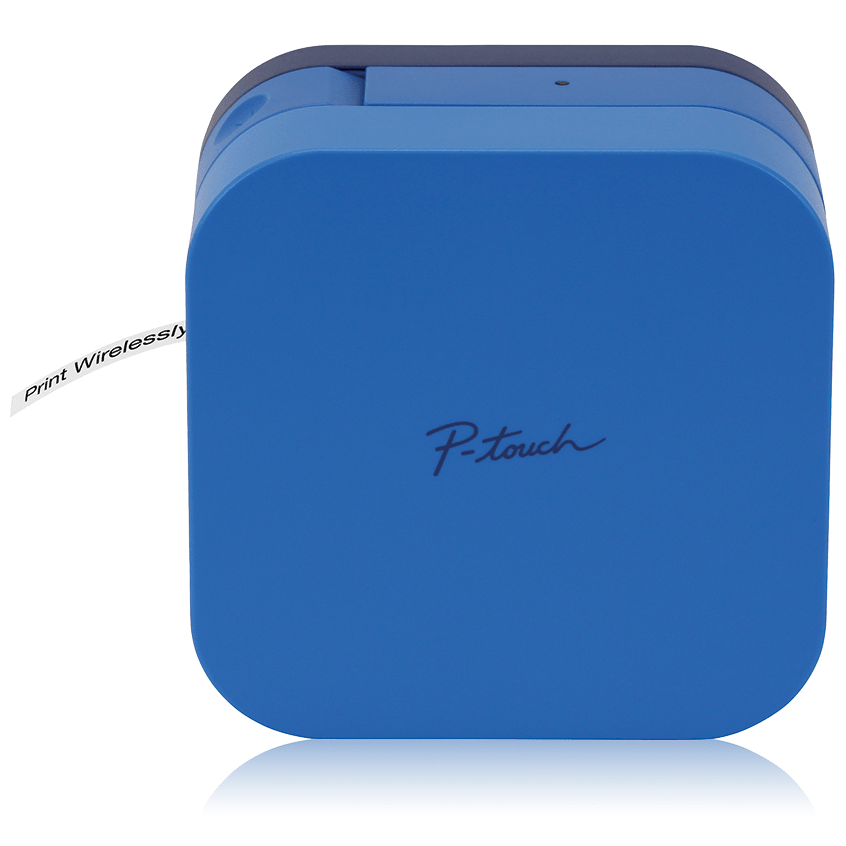Brother P-touch CUBE PTP300BTBU | P-touch Cube Label Maker, Blue