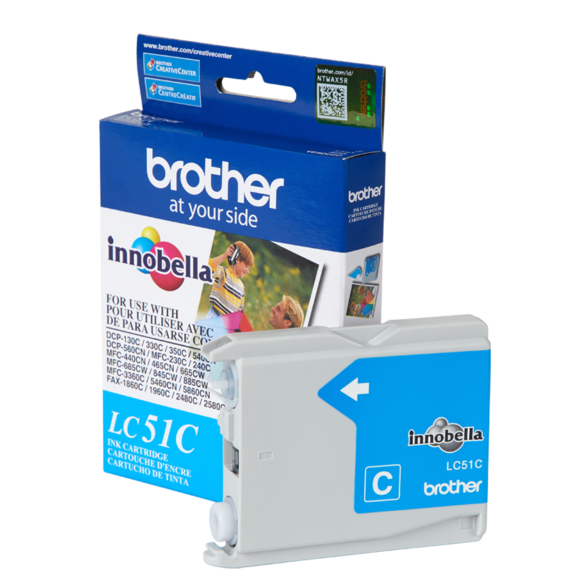 Brother LC51C | Cyan Ink Cartridge - Brother