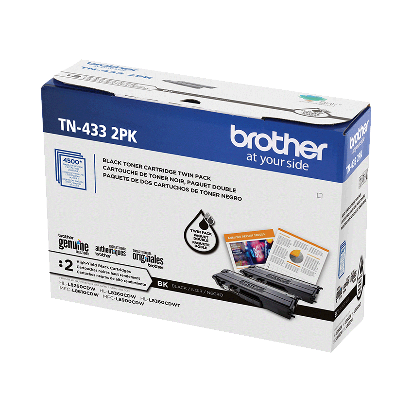 TN433 2PK | By Brother