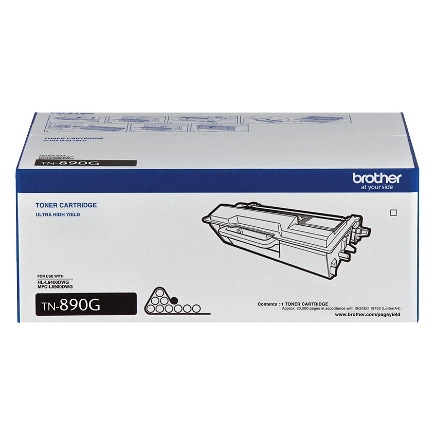TN-890G / Brother Genuine TAA Compliant Toner – Black | By Brother