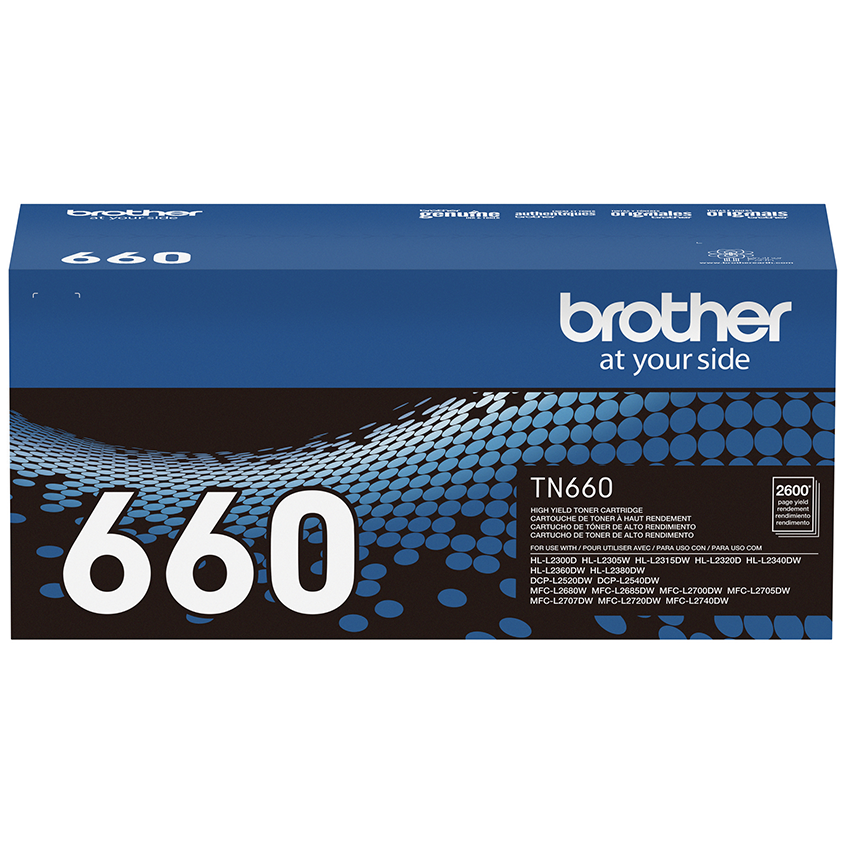 Brother TN660 | High-Yield Black Toner Cartridge - Brother