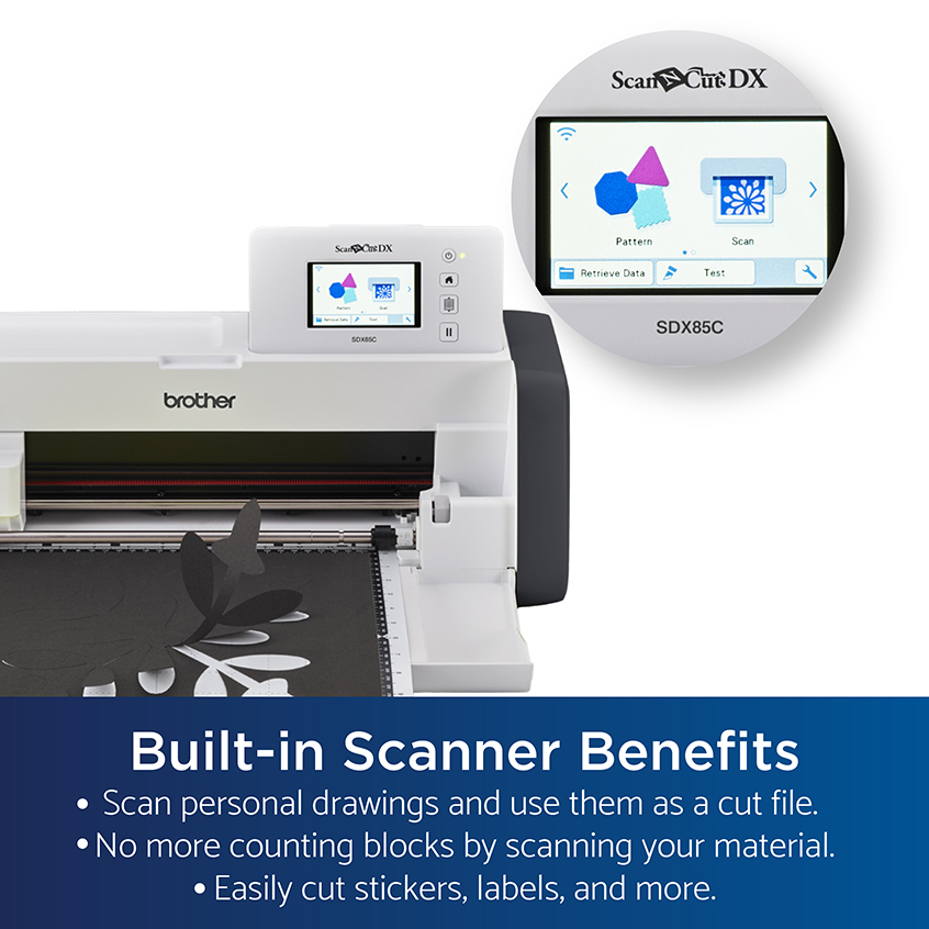 ScanNCut DX-Charcoal | ElectronicCuttingMachines | By Brother