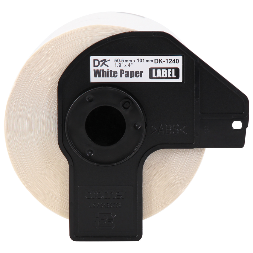 Brother DK1240 | Large Multi-Purpose White Paper Labels - 600 Count