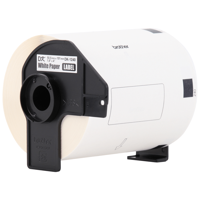 Brother DK1240 | Large Multi-Purpose White Paper Labels - 600 Count