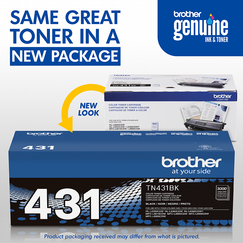 Brother TN431BK | Standard-Yield Black Toner Cartridge