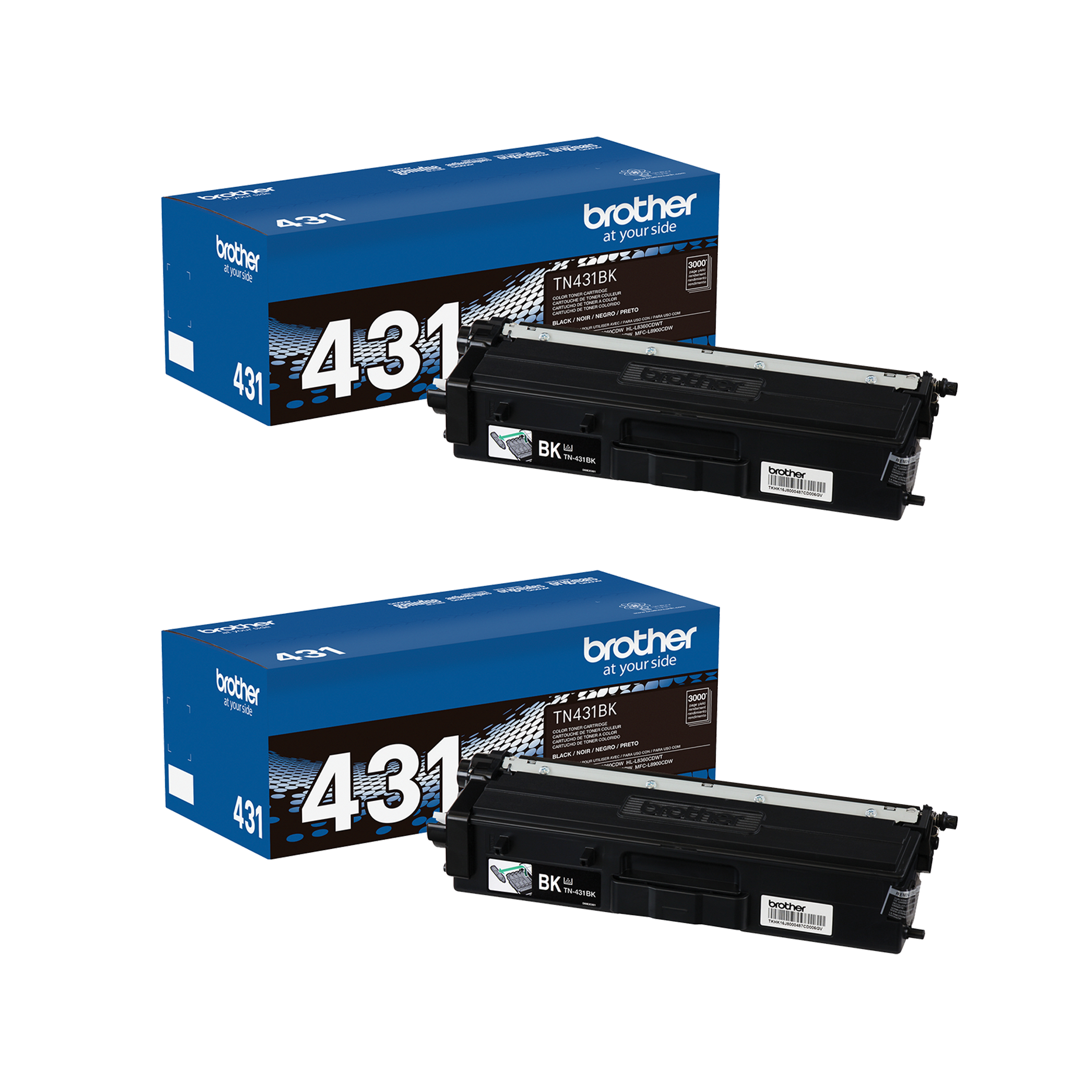 Standard-Yield TN431 Toner Bundle | By Brother