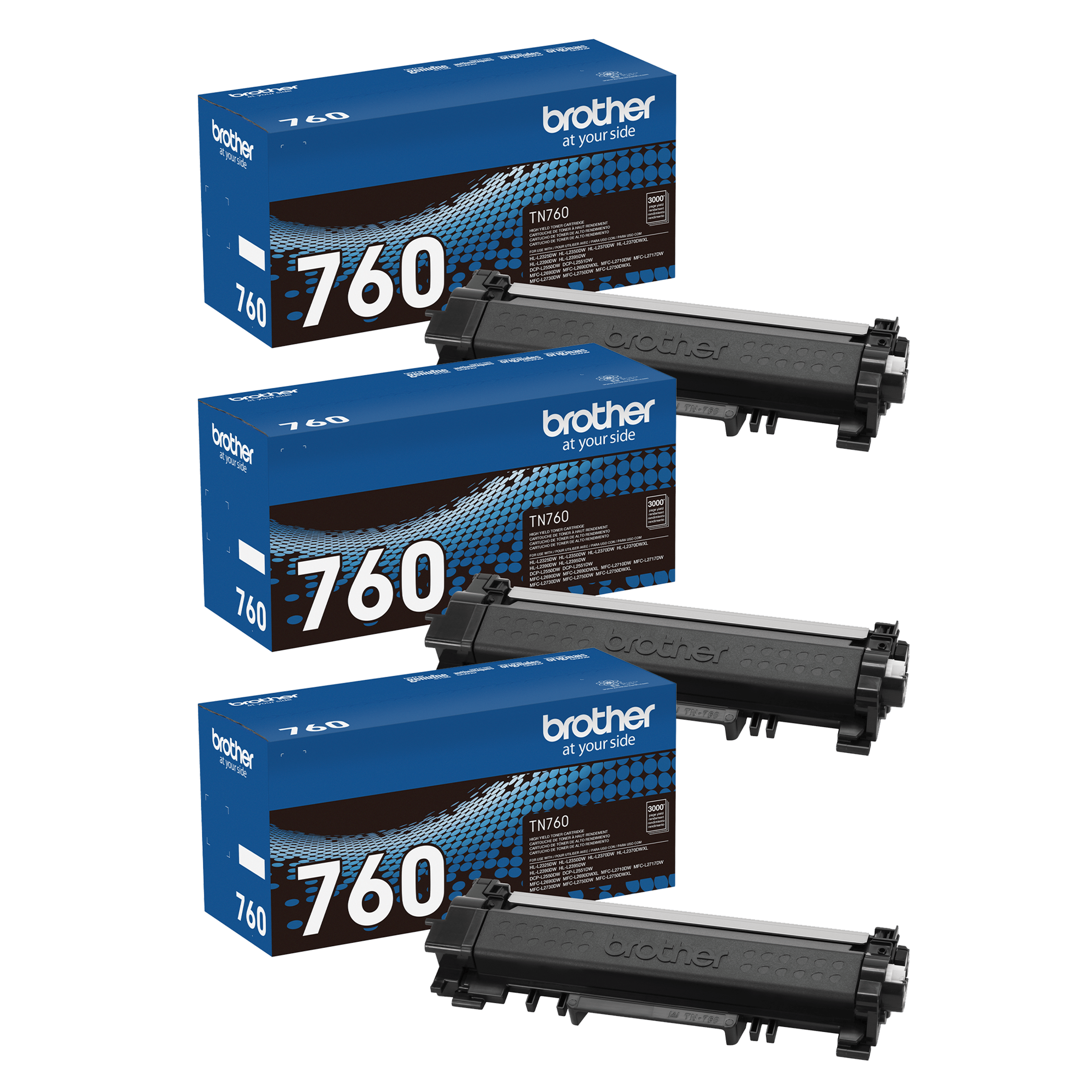 High-Yield TN760 Toner Bundle | By Brother