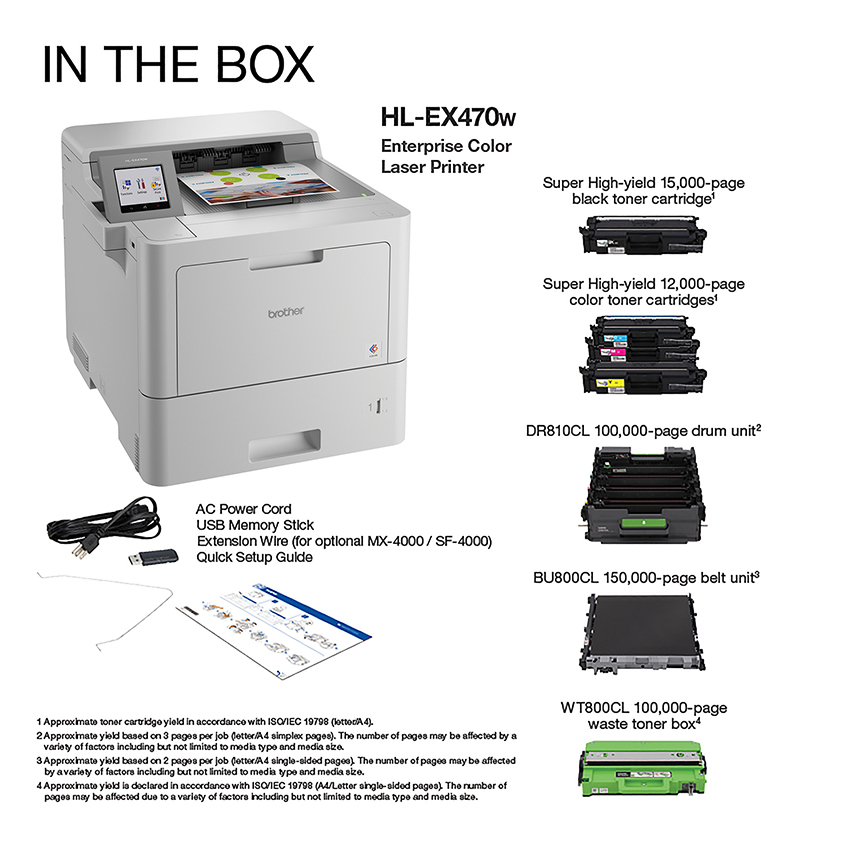 HL-EX470W | PrintersAIOs | PrintersAIOsFaxMachines | By Brother