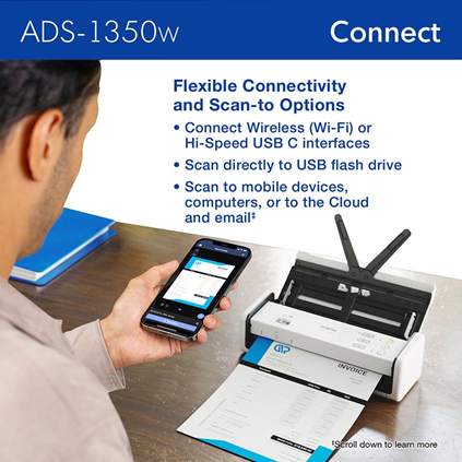 ADS1350W | Scanners | By Brother