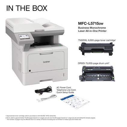 MFC-L5715DW | PrintersAIOs | PrintersAIOsFaxMachines | By Brother