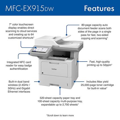 MFC-EX915DW | PrintersAIOs | By Brother