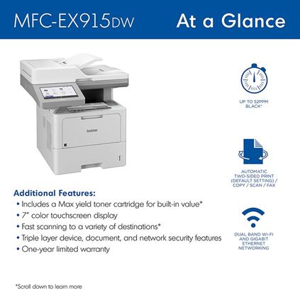 MFC-EX915DW | PrintersAIOs | By Brother