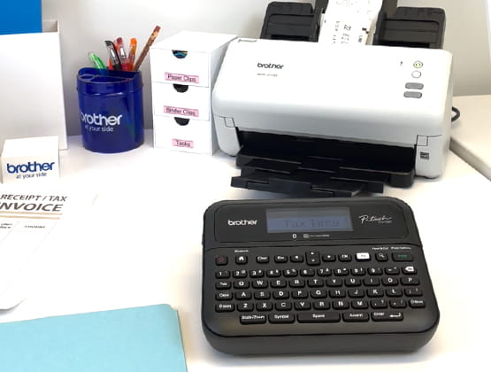 P-touch Labels for Tax Time - Brother