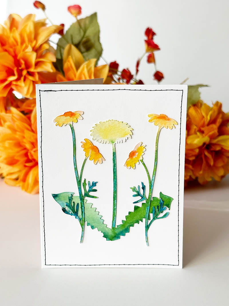 How to make a watercolor card with Artspira | Brother