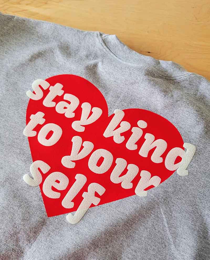 How to make a Puff vinyl sweatshirt | Brother