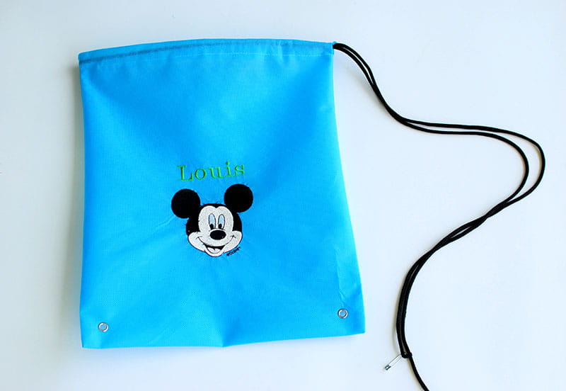 How to sew a Disney drawstring backpack | Brother