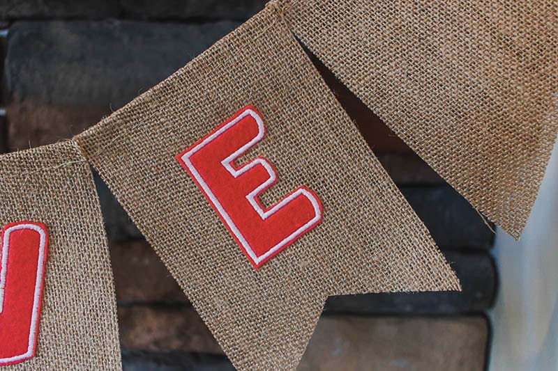 How to do embroidered bunting two ways | Brother