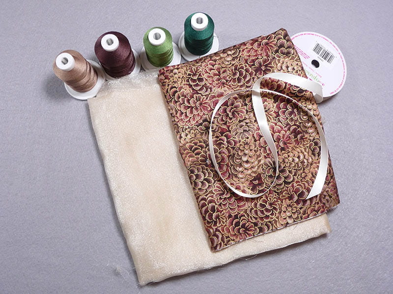 How to embroider a candle cover | Brother