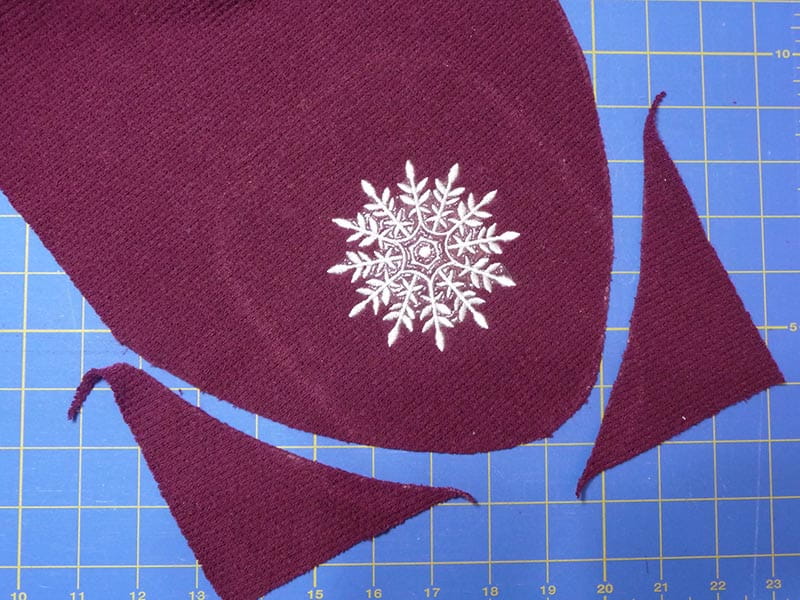 How to embroider a knit sweater scarf | Brother