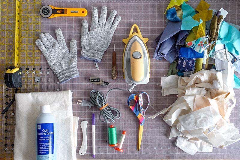 How to sew a peekaboo scrap quilt | Brother