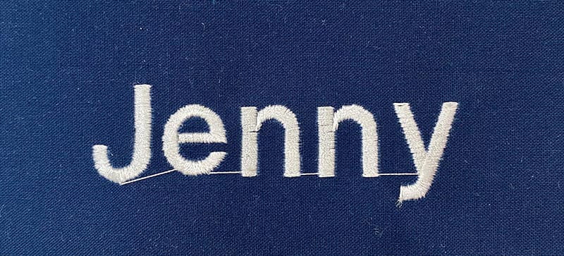 How to trim jump stitches | Brother