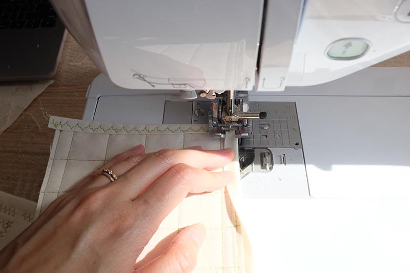 Learn to machine bind with decorative stitches | Brother
