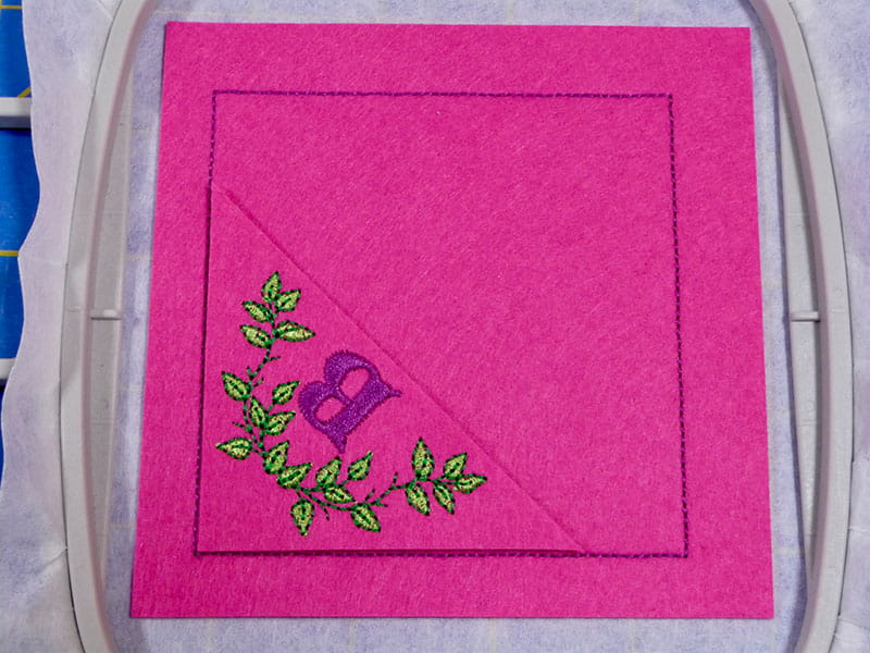 How to embroider a monogrammed bookmark | Brother