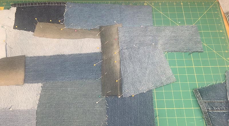 How to sew a patchwork denim hoodie | Brother