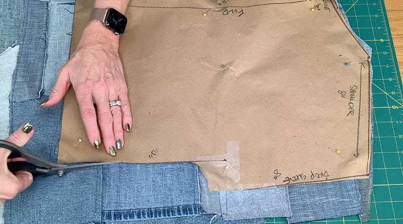 How to sew a patchwork denim hoodie | Brother