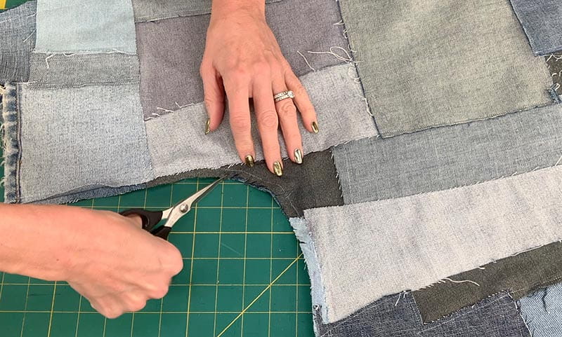 How to sew a patchwork denim hoodie | Brother