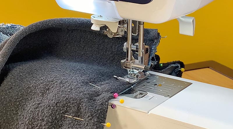 How to sew a patchwork denim hoodie | Brother