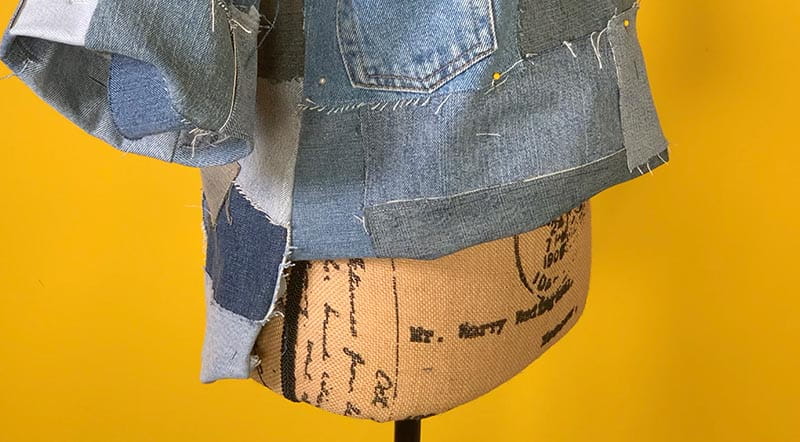 How to sew a patchwork denim hoodie | Brother