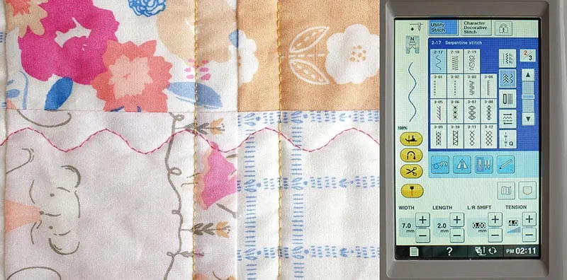 How to make a quilt with decorative stitches | Brother