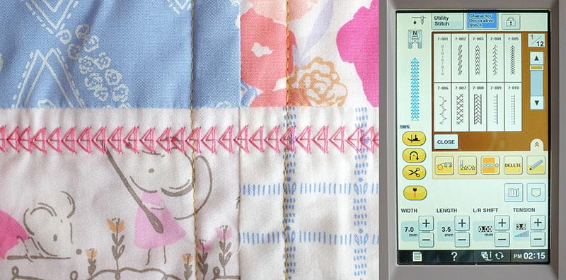 How to make a quilt with decorative stitches | Brother