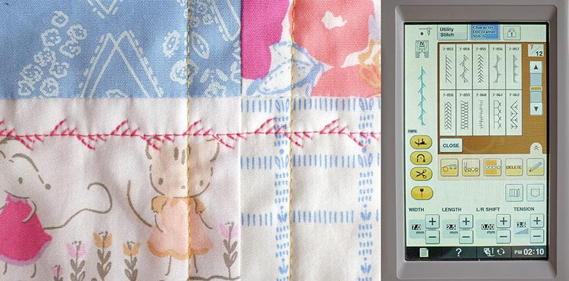 How to make a quilt with decorative stitches | Brother