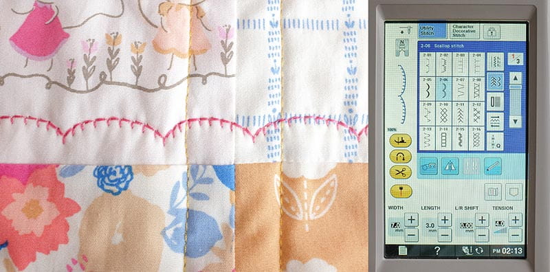 How to make a quilt with decorative stitches | Brother