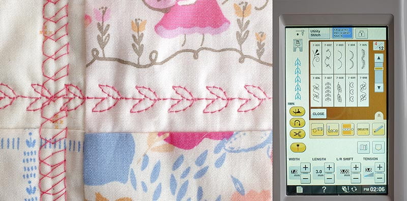 How to make a quilt with decorative stitches | Brother