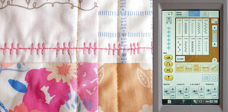 How to make a quilt with decorative stitches | Brother