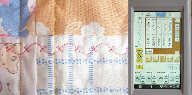 How to make a quilt with decorative stitches | Brother
