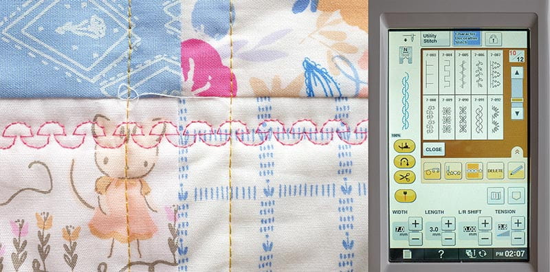 How to make a quilt with decorative stitches | Brother
